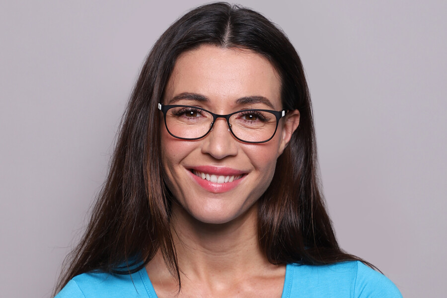 Kate Spade Jonae 807 Rectangle Black Eyeglasses | SmartBuyGlasses US