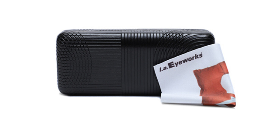 LA Eyeworks Amaro 676 Square Transparent Purple Eyeglasses ...