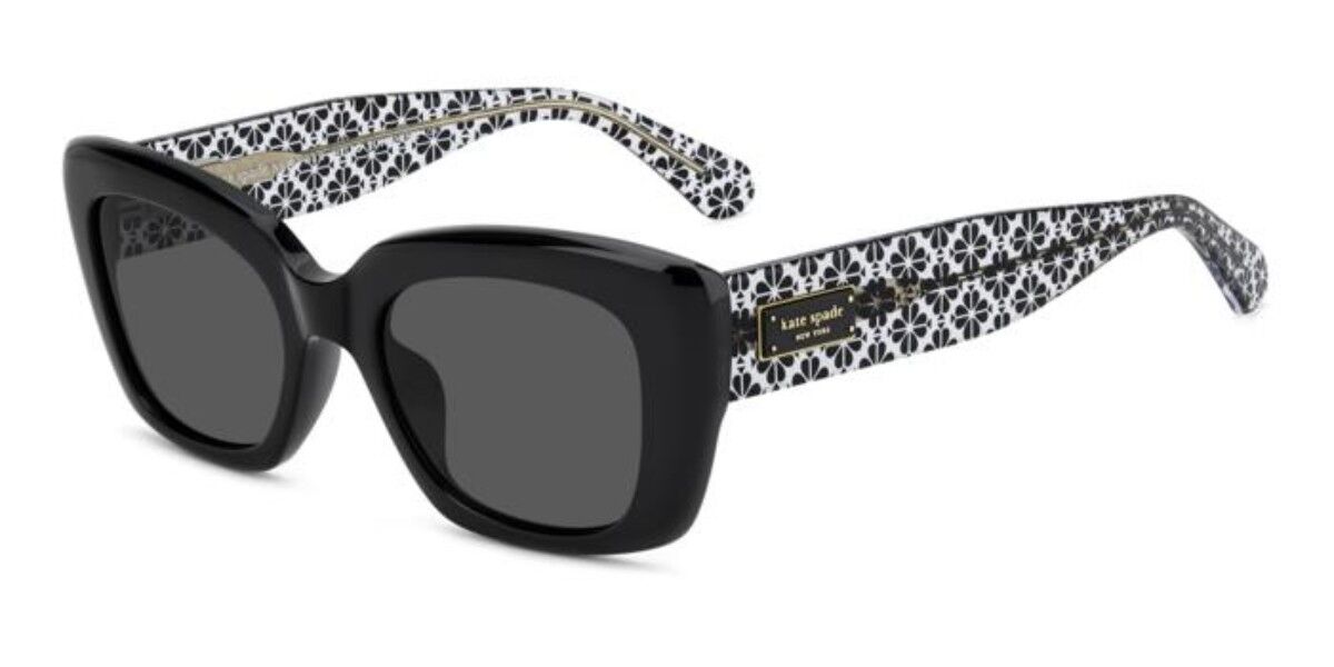 Kate Spade Jenell 2/S Polarized 807/M9 Cat Eye Black Sunglasses ...