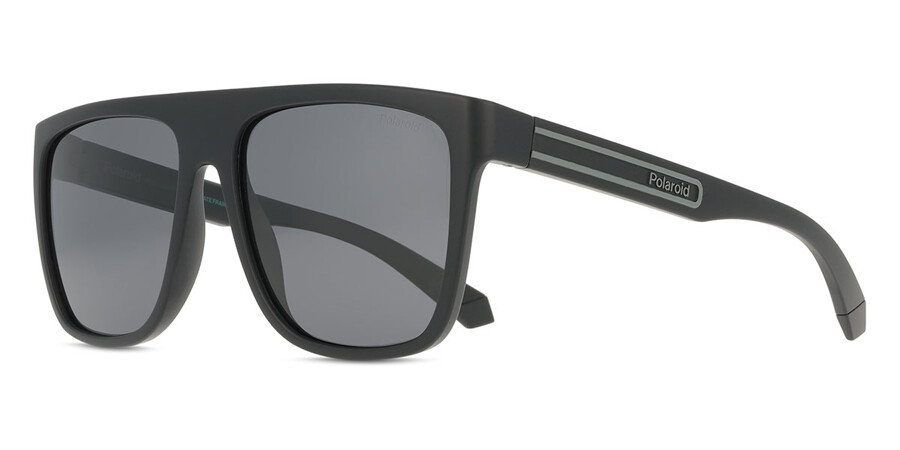 Polaroid PLD 2162/S Polarized 003/M9 Rectangle Matte Black Sunglasses ...