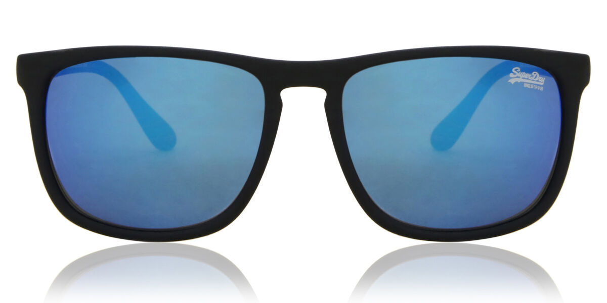 Superdry SDS SHOCKWAVE 187 Rectangle Matte Black Sunglasses ...