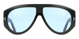 Tom Ford FT1044 BRONSON 01E Pilot Shiny Black Sunglasses ...