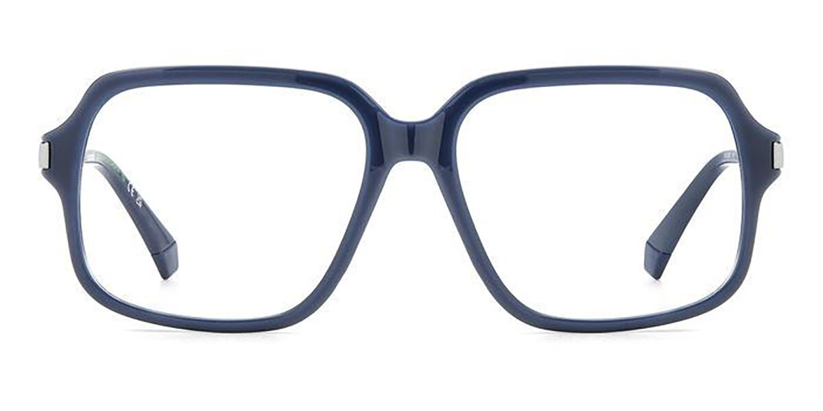 Polaroid PLD D529 PJP Rectangle Blue Eyeglasses | SmartBuyGlasses US