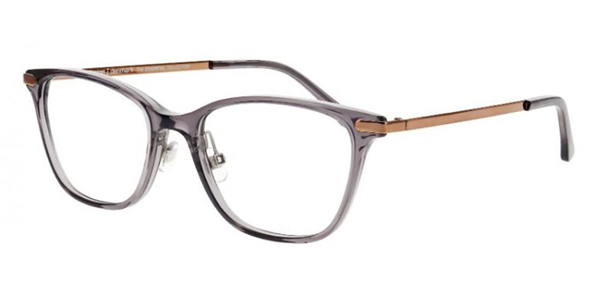 Prodesign Catch 1 6525 Square Transparent Grey Eyeglasses ...