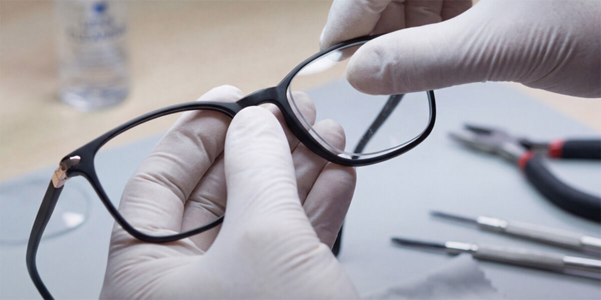 Eyeglasses Full-Rim Reglazing Service Round Clear Eyeglasses ...