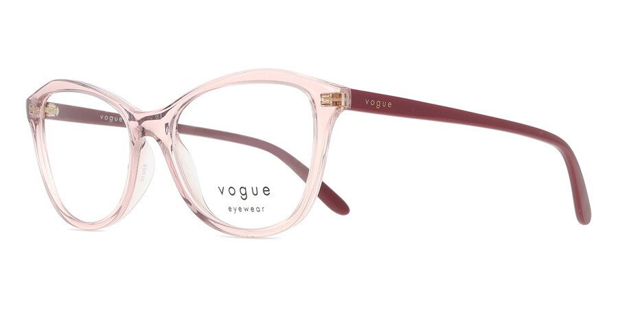 Vogue Eyewear VO5602 2942 Cat Eye Transparent Pink Eyeglasses ...